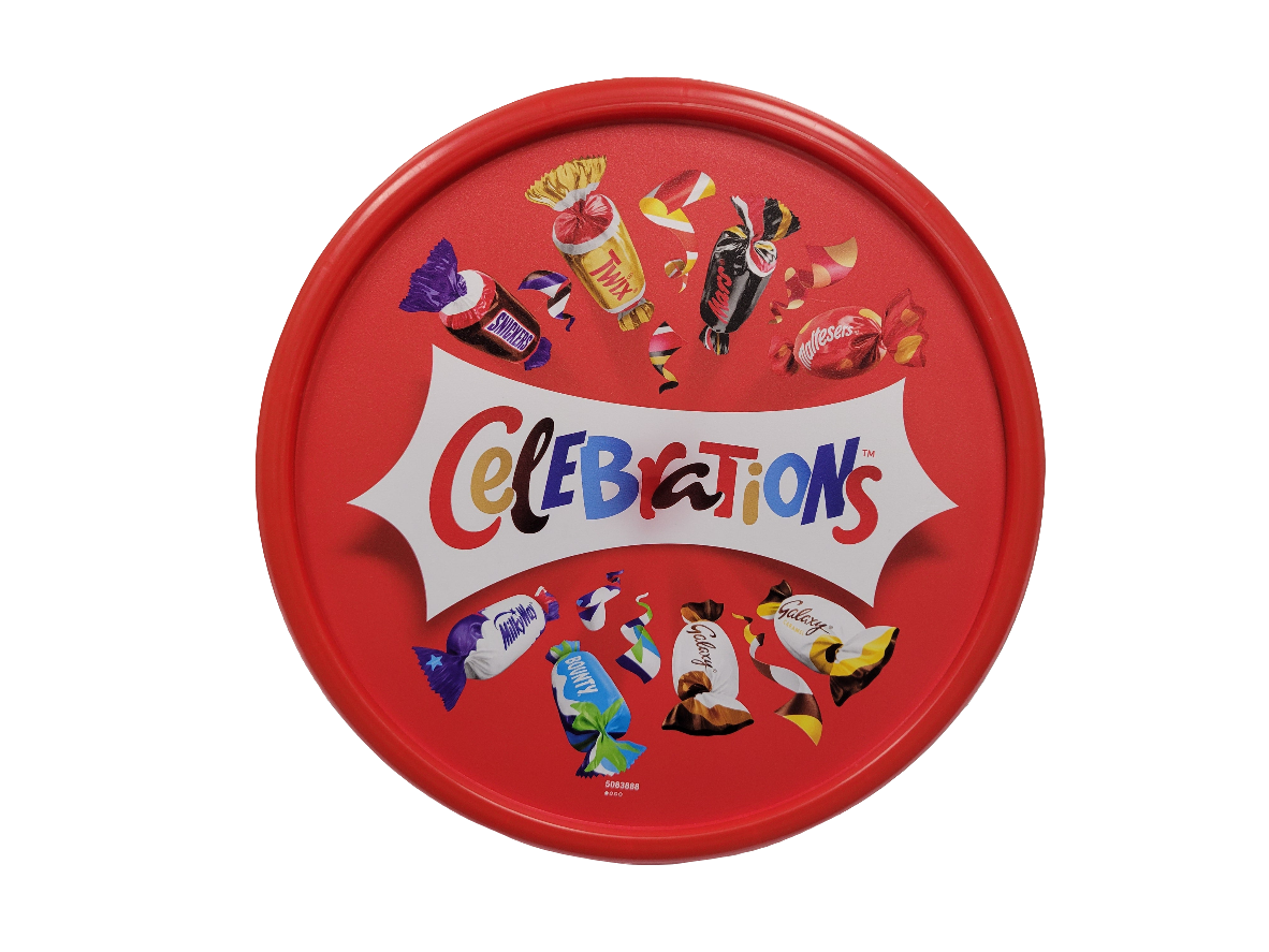 Celebrations Chocolate Tub 500g – From There To Here