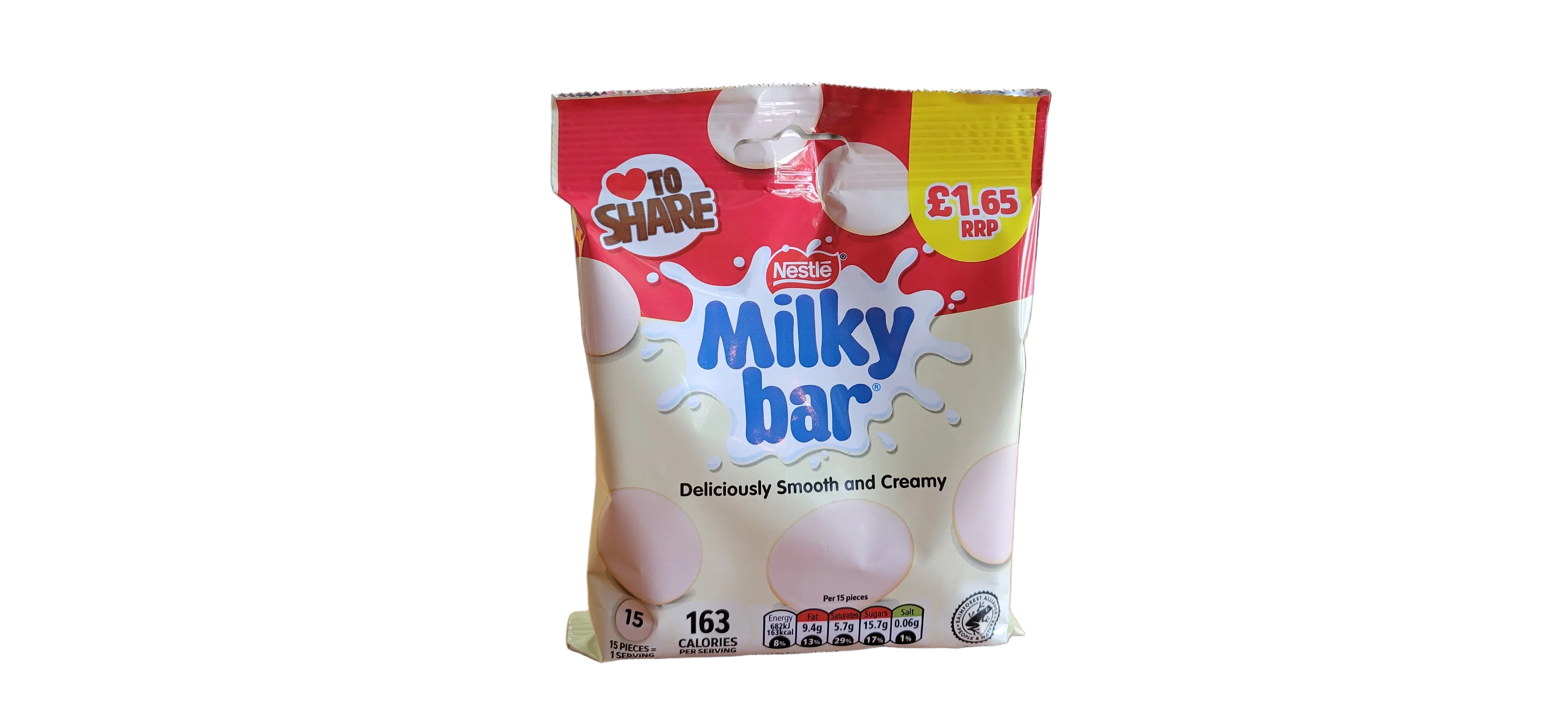 Nestle Milkybar Buttons Bag 85g – From There To Here